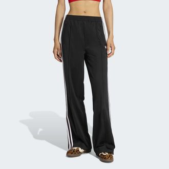 adidas Sporthose ADIDAS ORIGINALS FB LOOSE TP, Damen, Gr. XL, N-Gr, schwarz, wei&szlig;, Obermaterial: 100% Polyester, Hosen Sporthose, sportlicher Stil, f&uuml;r Laufe