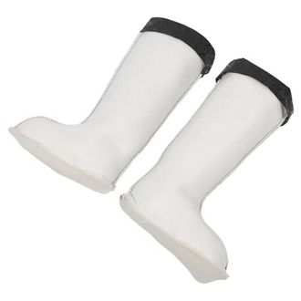 BESPORTBLE CLISPEED Chaussettes dHiver Isolantes pour Bottes de Pluie Homme 45 CM Doublure &Eacute;paisse en Coton Peluche Imperm&eacute;able Semelle Int&eacute;rieure Amovible Chaud