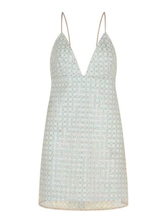 Rotate Robe Au Genou - Beige