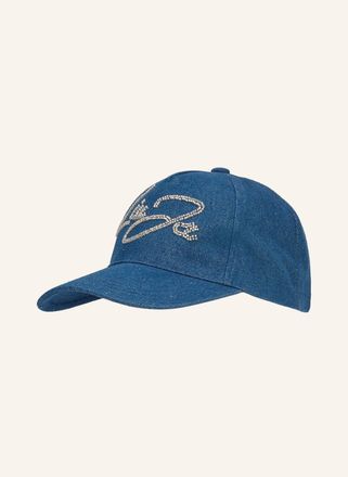 Liu Jo Liu Jo Jeans-Cap Mit Schmucksteinen blau