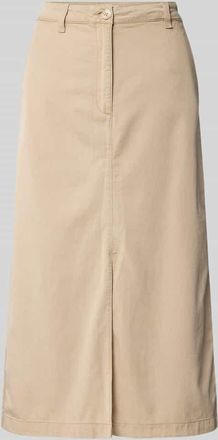 Tommy Hilfiger Midi-Chino-Rock aus Lyocell-Baumwoll-Mix