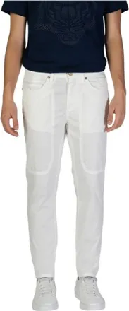 Jeckerson Pantalon Slim en Coton Blanc Collection - Homme - Jeans - Blanc - Taille: W40