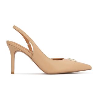 Kazar Pumps mit spitzer Zehenkappe und Slingback - - Shoes - Damen - Beige - 36 EU