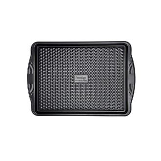 Prestige Aerolift - gro&szlig;es Bratblech mit Antihaftbeschichtung - Kissenboden - k&uuml;hlschrank-, gefrier- und sp&uuml;lmaschinenfest - Karbonstahl - Innenma&szlig;e 37 x 28 x 