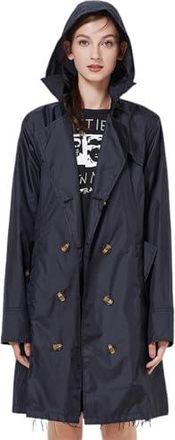 Generic Vestes &eacute;l&eacute;gantes pour femmes, trench-coat avec ceinture, coupe ajust&eacute;e, coupe-vent, veste de voyage dext&eacute;rieur avec capuche, pour toutes les saisons, 