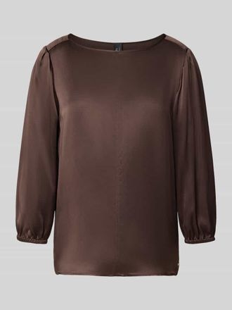 Marc Cain Loose Fit Langarmbluse aus reiner Seide Modell ADDITIONS