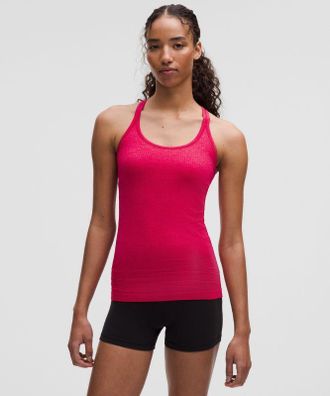 lululemon Ebb to Street Tanktop f&uuml;r Frauen - Gr&ouml;&szlig;e 12 in Pink Dragonfruit