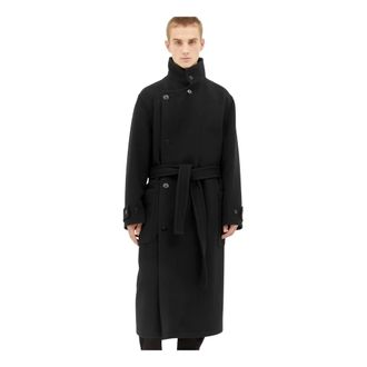 Christophe Lemaire Manteau portefeuille en laine - Homme - Manteaux - Noir - Taille: M