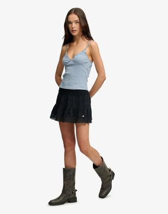 Superdry Ibiza - Mini-jupe - Bleu marine