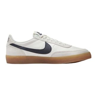 Nike Sneaker f&uuml;r Damen, Leder, Flach (Wei&szlig;/Grau/Gummi Rosa)