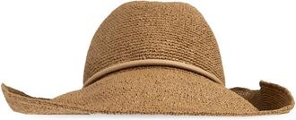 Emporio Armani Femme, Accessoires, Beige, Taille: 56 CM Chapeau en fil de papier tress&eacute;