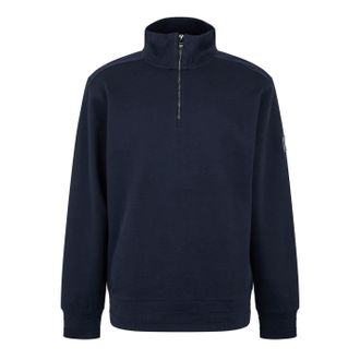 HUGO BOSS Sidney Sweatshirt f&uuml;r Herren, mit kurzem Rei&szlig;verschluss, Regul&auml;r, Lang&auml;rmlig (Dunkelblau)