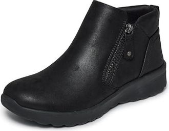 Skechers Femme Lovely Vibe Fall in Bloom Bottine, Black Microleather, 40 EU