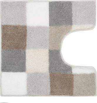 Kleine Wolke Badteppich WC-Vorleger Caro, 55x 55 cm, Kaschmir
