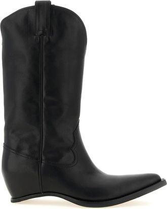 Maison Margiela Homme, Chaussures, Noir, Taille: 43 EU Bottes Western sans Talon