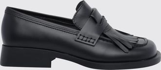 Camper Twins Penny-Loafer aus Leder mit Fransen und Quasten