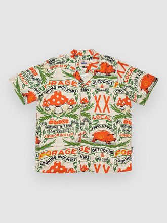 THE DUDES Cooking With Risks Hawaiian Chemise &agrave; motifs