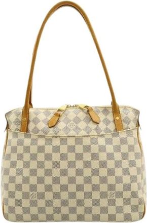 Louis Vuitton Pre-owned Figeac PM Damier Azur Sac Cabas - Femme - Pre-owned - Beige - Taille: ONE Size