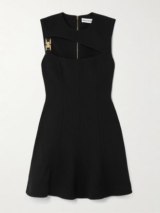 Rebecca Vallance Freyja Minikleid Aus Crêpe Mit Cut-out Und Verzierung - Schwarz