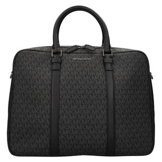 Michael Kors Femme, Sacs, Noir, Taille: ONE Size Sacoche porte-documents en similicuir