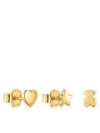 Tous Set Ohrringen Bold Motif 1004102700 Goldfarben