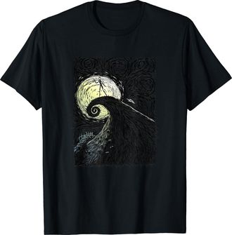 Disney The Nightmare Before Christmas Spirale Hill Portrait T-Shirt