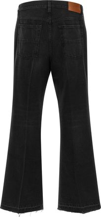 Amiri Cotton Flared Jeans - Black