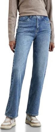Street One A378214 Jean Coupe décontractée, Bleu Clair Authentique, 32W / 30L Femmes