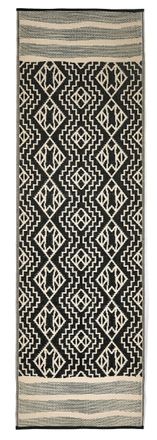 Fab Habitat FAB HAB Outdoor-Teppich - wetterfest, farbecht, wendbar - recycelter Premium-Kunststoff - Tribal Boho neutral - Flur, Balkon, Garten, Bad, Terrasse - 