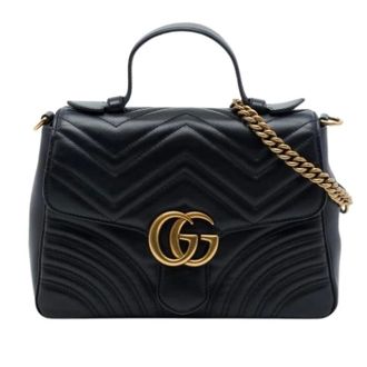 Gucci Sac bandouli&egrave;re matelass&eacute; Pre-owned - Femme - Pre-owned - Noir - Taille: ONE Size