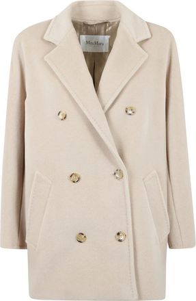 Max Mara Femme, Manteaux, Beige, Taille: 38 FR Rebus Coat