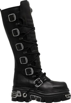 New Rock Femme, Chaussures, Noir, Taille: 38 EU Reactor High Boot