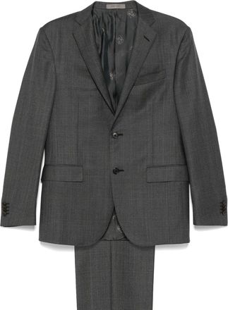 Corneliani Anzug mit Prince of Wales-Karo - Grau