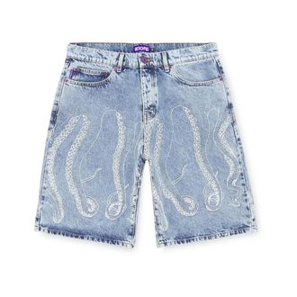 Octopus Herren, Shorts, Blau, W34Gr&ouml;&szlig;e