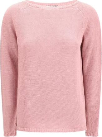 Max Mara Femme, Pulls, Rose, Taille: 38 FR Maglione di Lino