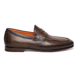 Santoni Penny Loafer - - Shoes - Herren - Braun - 43 EU
