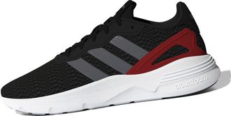 adidas Herren Nebzed Cloudfoam Lifestyle Running Shoes, core black/iron met/vivid red, 44 2/3 EU