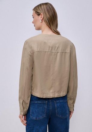 Street One Kurzjacke mit elastischem Bund und Tunnelzug