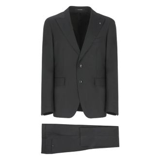 Tagliatore Virgin Wool Two-Piece Suit - - Suits - Herren - Schwarzk - 4XL