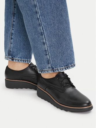 Clarks Oxford Schuhe Sharon Rae 261754164 Schwarz