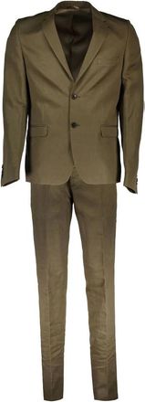 Guess Homme, Costumes, Vert, Taille: L Costume Classique en Veau Vert avec Poches