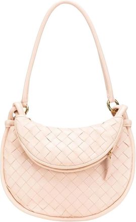 Bottega Veneta Pre-owned Petit Sac Hobo Gemelli Nappa Intrecciato - Femme - Pre-owned - Rose - Taille: ONE Size