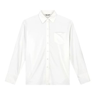 Olaf Hussein Drapey Asymmetric Shirt - - Blouses & Shirts - Damen - Wei&szlig; - S