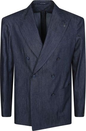 Tagliatore Homme, Vestes, Bleu, Taille: XL Giacca Doppiopetto