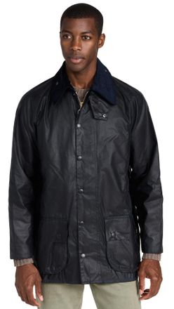 Barbour Herren Parka Jacke Beaufort Wax Jacket MWX0017NY91, Einfarbig, Gr. XX-Large (Herstellergr&ouml;&szlig;e: 46), Blau (Navy 000)