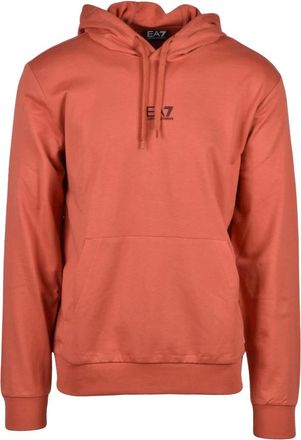 Emporio Armani Emporio Armani Ea7, Homme, Sweatshirts et sweats &agrave; capuche, Orange, Taille: M SweaT-shirt &agrave; capuche