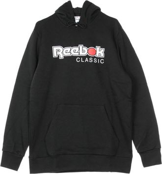 Reebok Klassische Internationale Herren Hoodie Roter Knopf Hoodie Schwarz - - Sport - Herren - Schwarzk - L