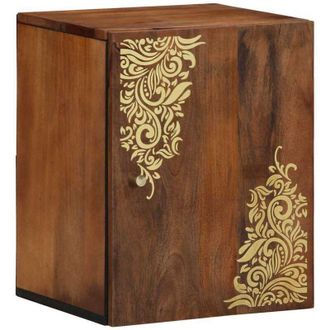 vidaXL Vidaxl - Cabinet de Salle de Bain Montage mural Marron 38 x 33.5 x 48 cm