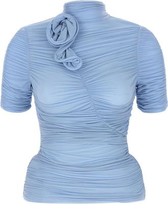 Magda Butrym Femme, Blouses et Chemises, Bleu, Taille: 38 FR Hauts