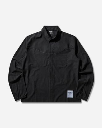 SATISFY Men s PeaceShell River Shirt Black
